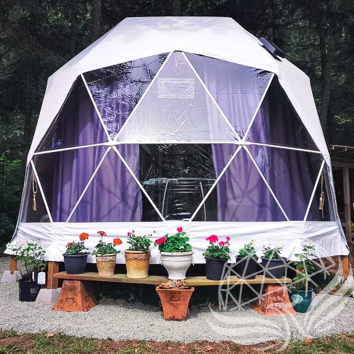 Geodesic Dome Glamping Package - 5M / 16ft – Iron Willow Outdoor